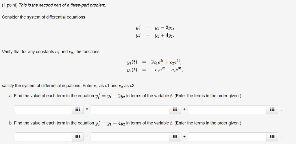 Solved 1 Point This Is The Second Part Of A Three Part
