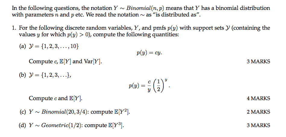 Solved In the following questions, the notation | Chegg.com