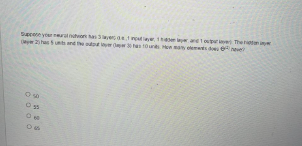 Solved Suppose your neural network has 3 layers (ie,1 input | Chegg.com