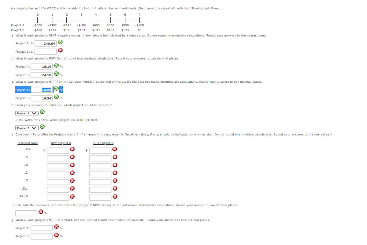 Solved 1. Calculate the crossover rate where the two | Chegg.com