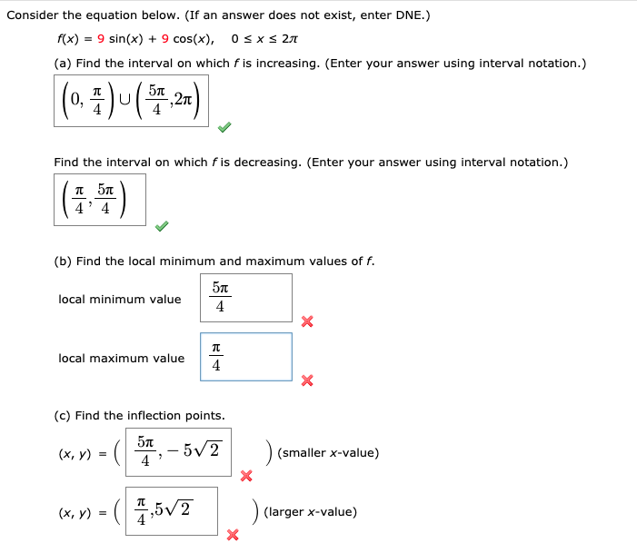 Solved Consider the equation below. (If an answer does not | Chegg.com