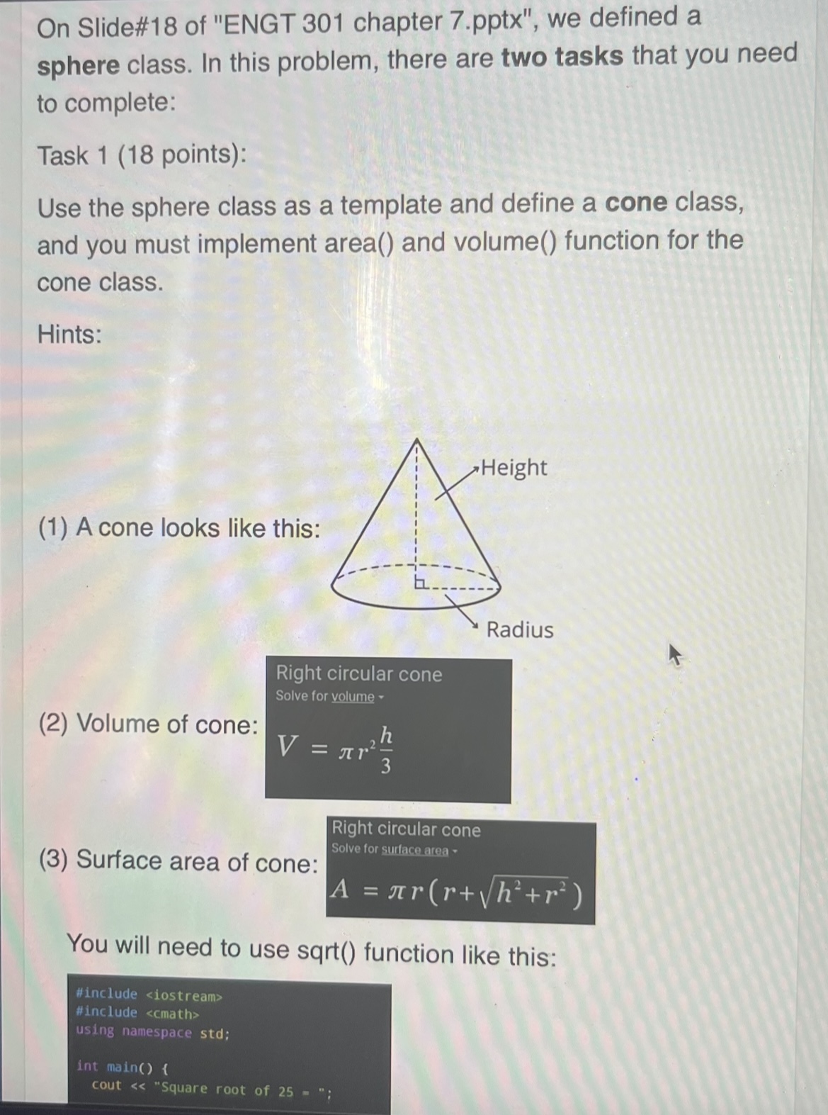 Solved On Slide\#18 of "ENGT 301 chapter 7.pptx" ", we | Chegg.com