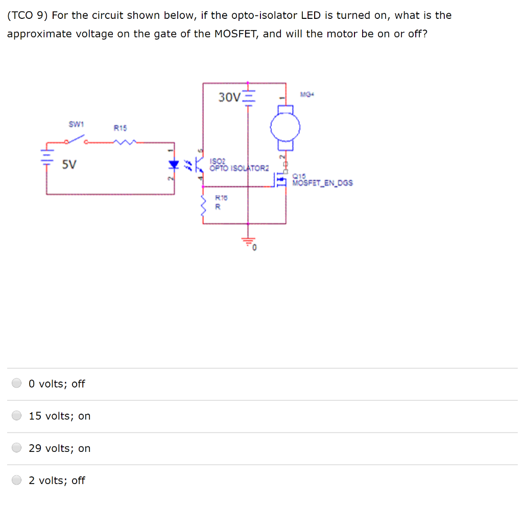 Solved (TCO 9) For the circuit shown below, if the | Chegg.com
