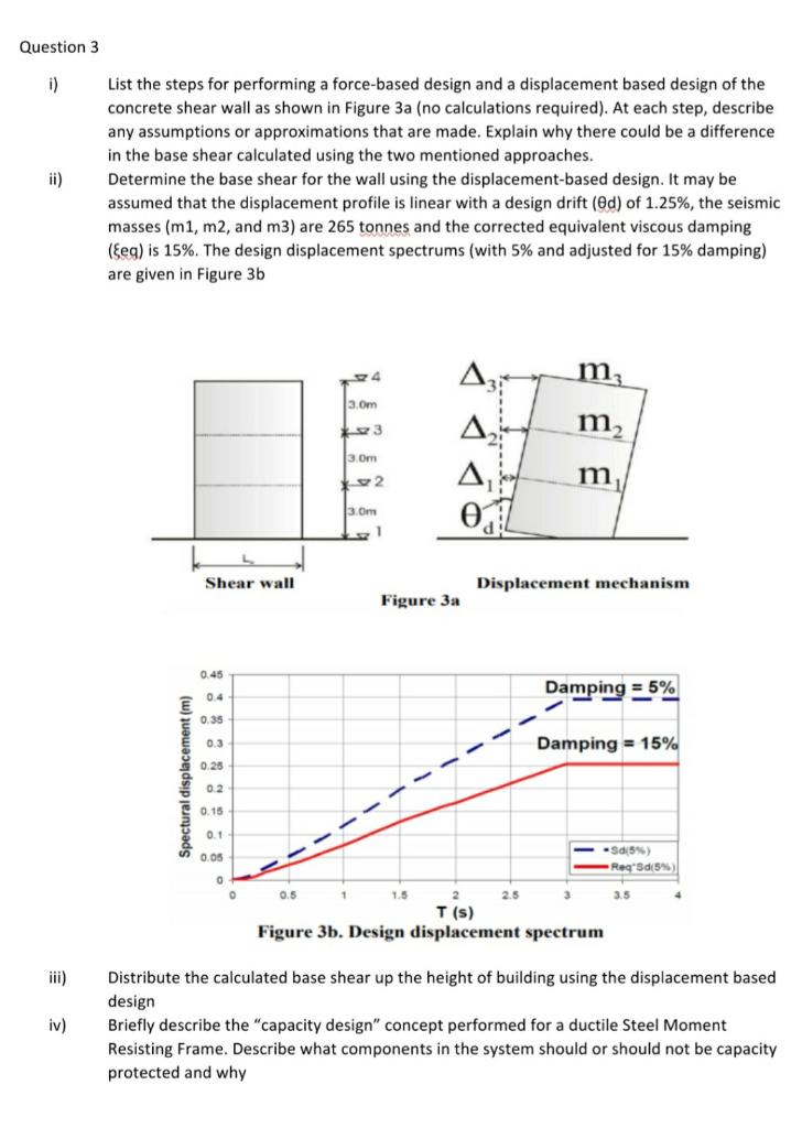 Solved Question 3 i) List the steps for performing a | Chegg.com