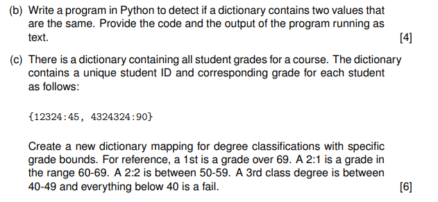 Solved B Write A Program In Python To Detect If A 9349