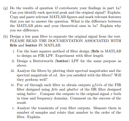 Solved 1. Modulation and demodulation: Let x(t)=cos(2π50t) | Chegg.com