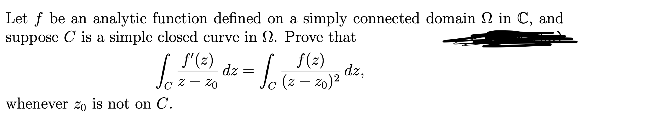 Solved Let f be an analytic function defined on a simply | Chegg.com