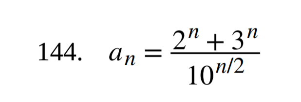 Solved 2n + 3 144. An 10n/2 | Chegg.com