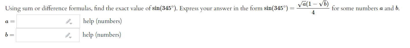 Solved Va(1 - V0) for some numbers a and b. 4 Using sum or | Chegg.com
