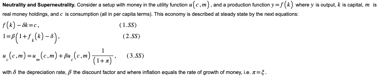 Solved (a) The individual’s demand for real money balances | Chegg.com