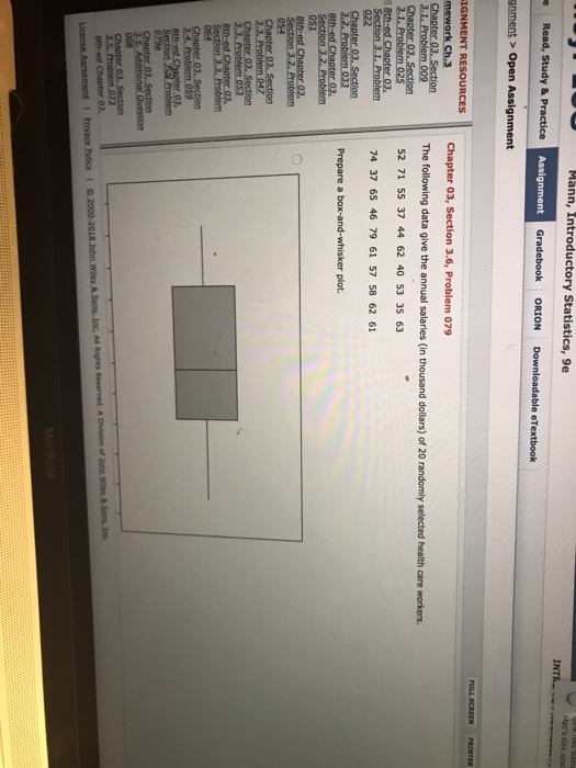 Solved Assignment Gradebook ORION Downloadable eTextbook | Chegg.com