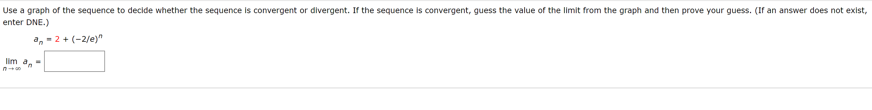 Solved Use a graph of the sequence to decide whether the | Chegg.com