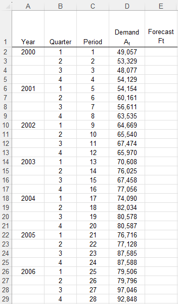 Prepare an Excel spreadsheet to solve the following | Chegg.com