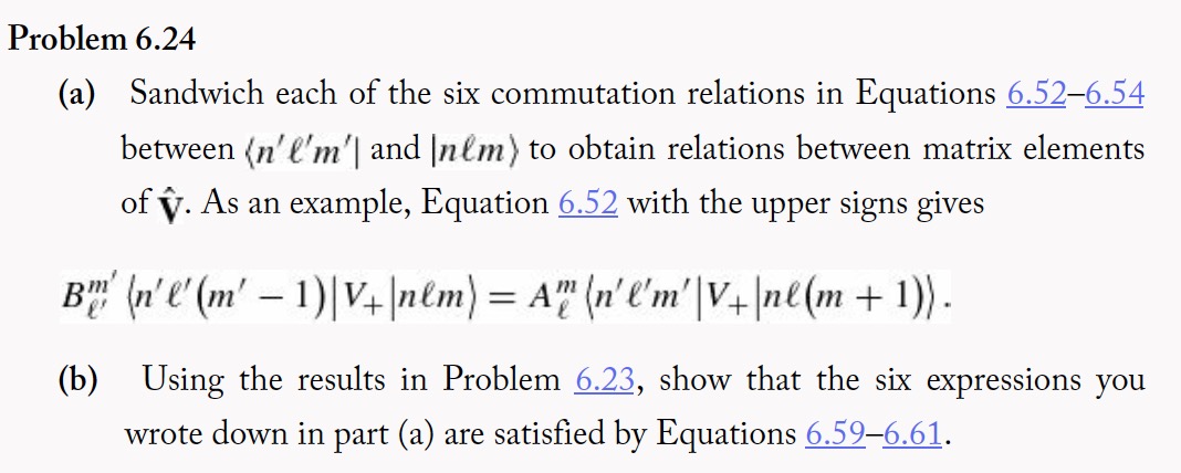 Solved Problem 6.24(a) ﻿Sandwich each of ﻿the six | Chegg.com