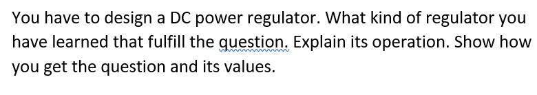 Solved Figure 1 show the overall diagram of the DC Power | Chegg.com
