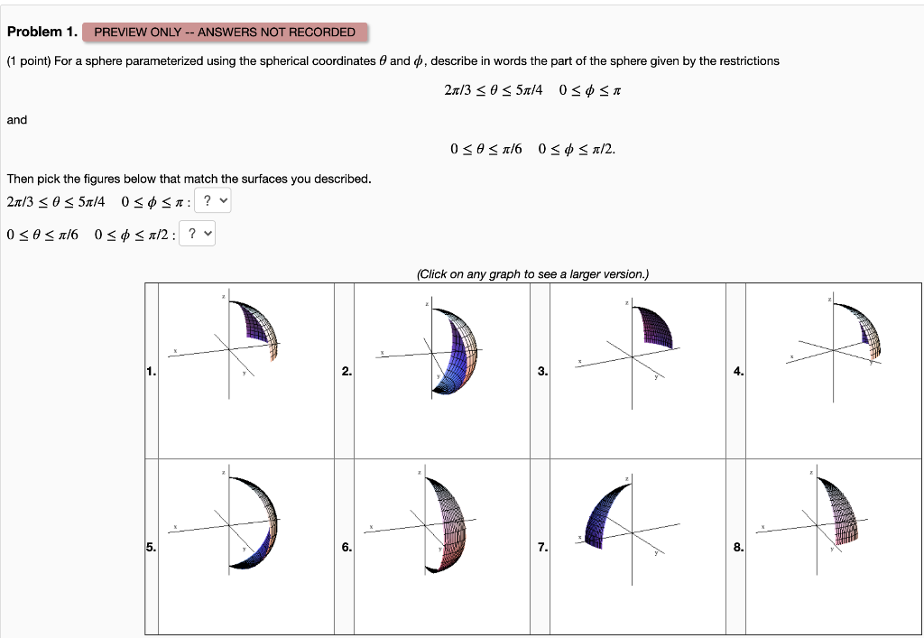 Solved Problem 1. PREVIEW ONLY -- ANSWERS NOT RECORDED (1 | Chegg.com