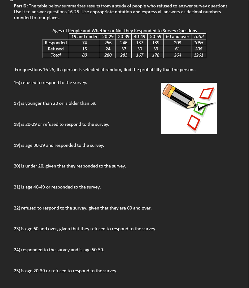 Solved The table below summarizes results from a study of | Chegg.com