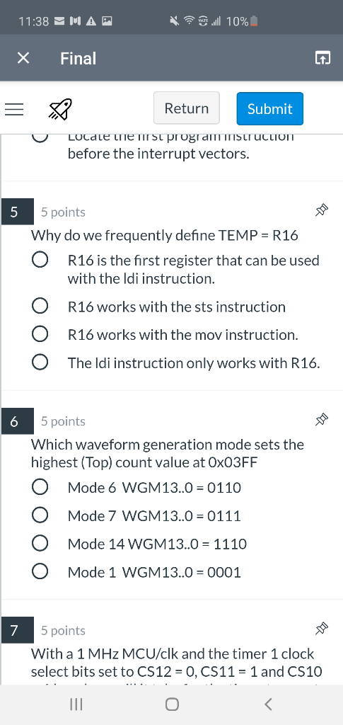 which assembler directive is used to locate an | Chegg.com