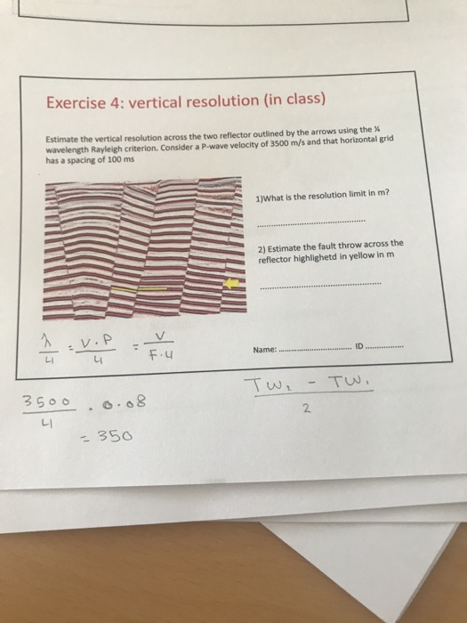 Solved Exercise 5: horizontal &vertical resolution take home | Chegg.com