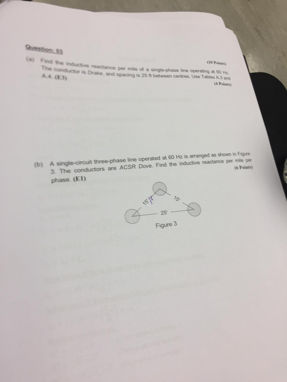 Solved (a) Find the inductive reactance per m W (10 Points) | Chegg.com