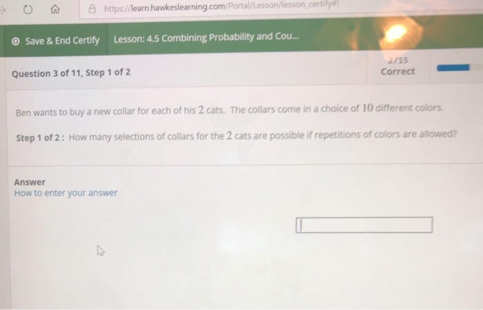 Solved O https/learnhawkeslearning.com/Portal/Lesson/lesson | Chegg.com