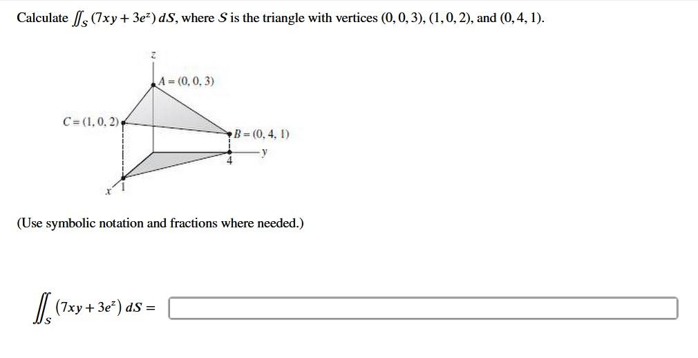 Solved Calculate the integral of 𝑧𝑒^(2𝑥+𝑦) over the | Chegg.com