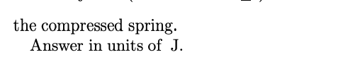 Solved 012 (part 1 of 4 ) 10.0 points A massless spring with | Chegg.com