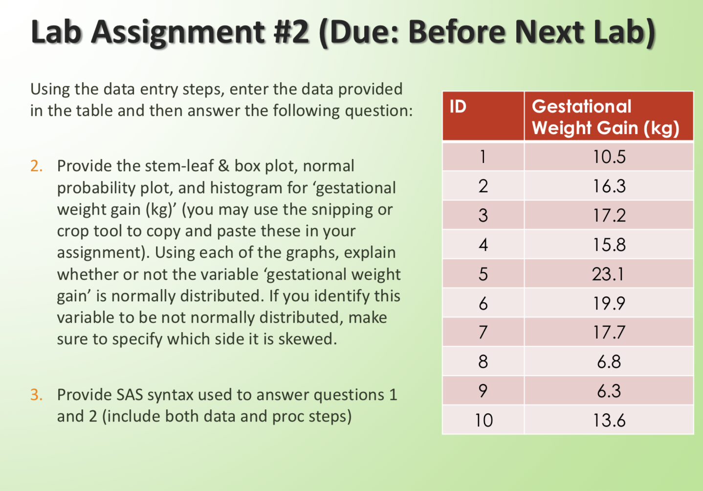 Lab Assignment 2 Due Before Next Lab Use The 