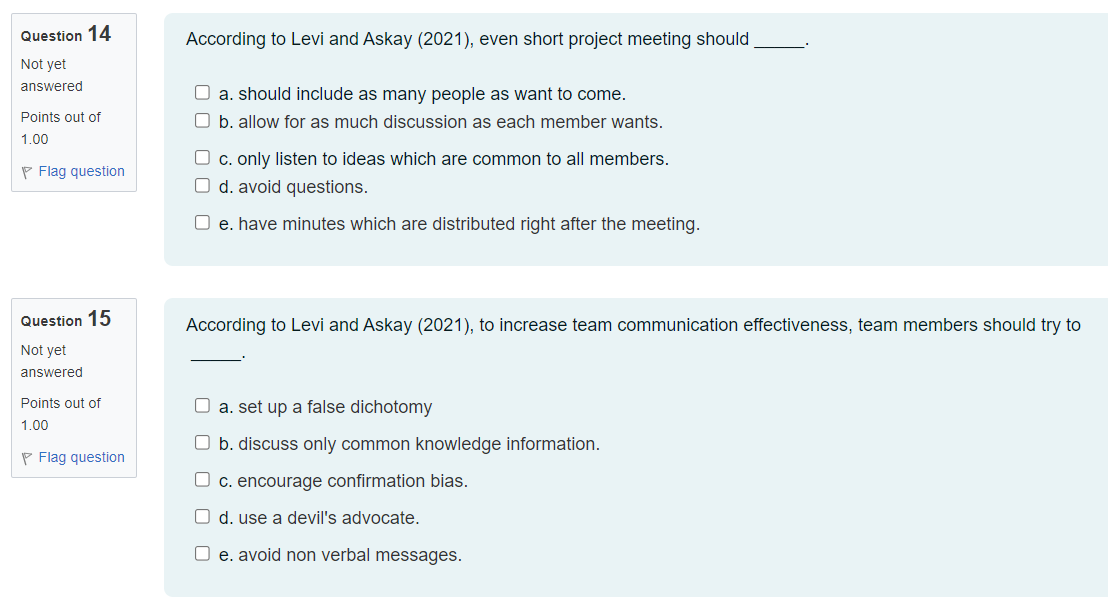 Solved According to Levi and Askay (2021), what are the two | Chegg.com