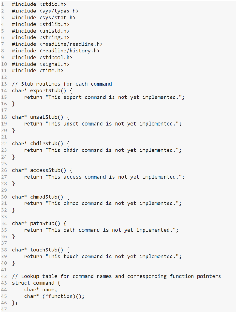 Solved Can you help me implementing the version of the | Chegg.com
