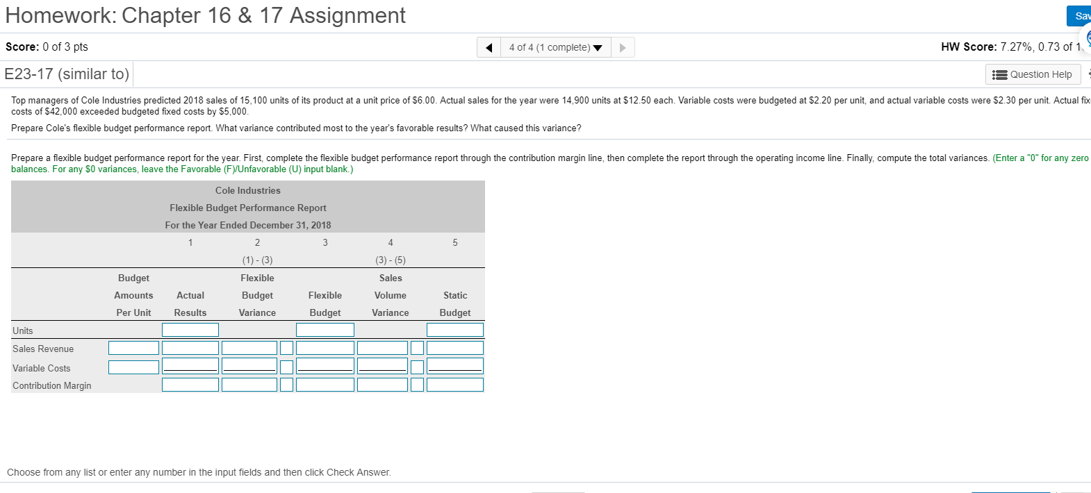 Solved Homework Chapter 16 And 17 Assignment Say Score 0 Of
