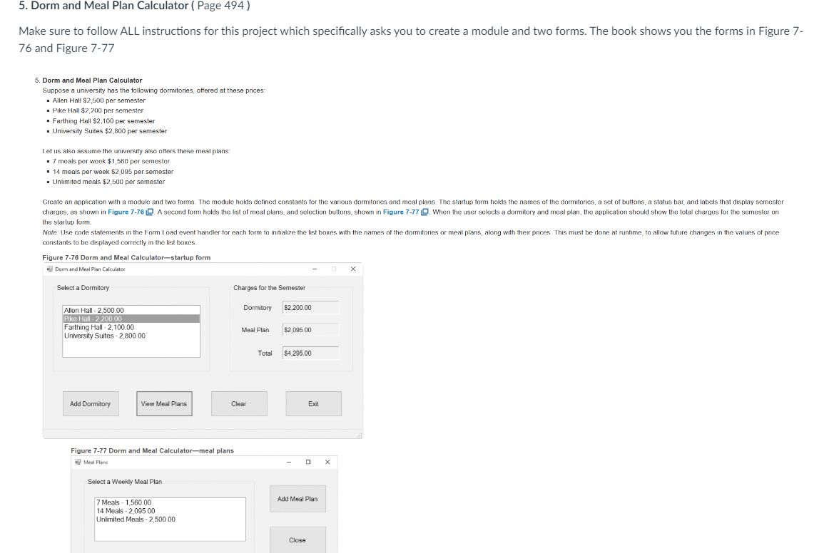 Solved I have had issues with my Visual basic homework. I | Chegg.com