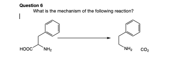 Solved Question 6 What is the mechanism of the following | Chegg.com