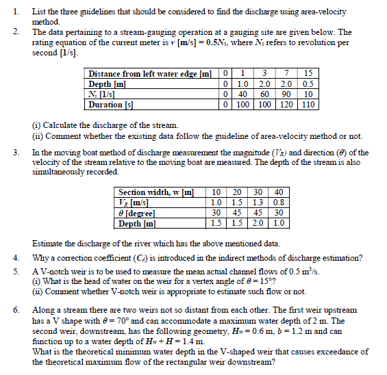 Solved 1. List the three guidelines that should be | Chegg.com