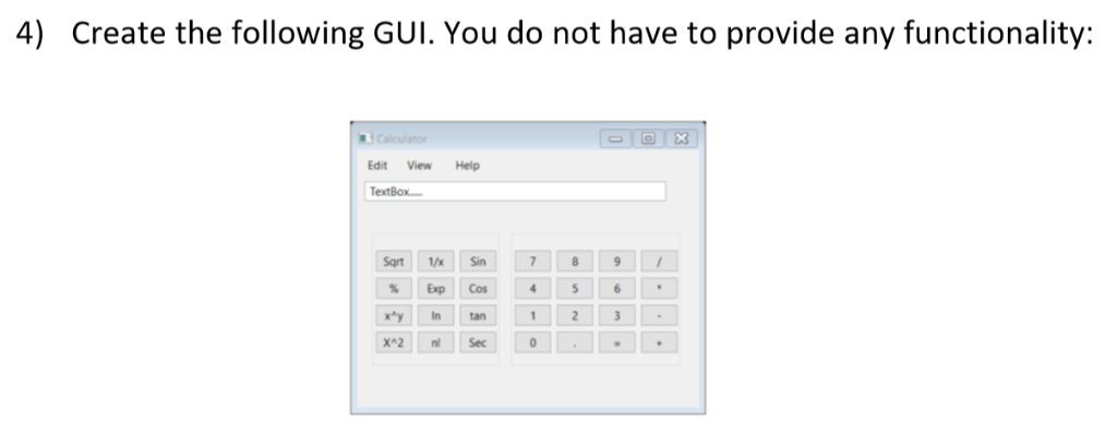 Solved Use of swing or javaFX is optional in any of the | Chegg.com