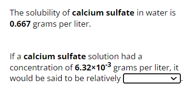 Solved The solubility of calcium hydroxide in water is 0.930 | Chegg.com