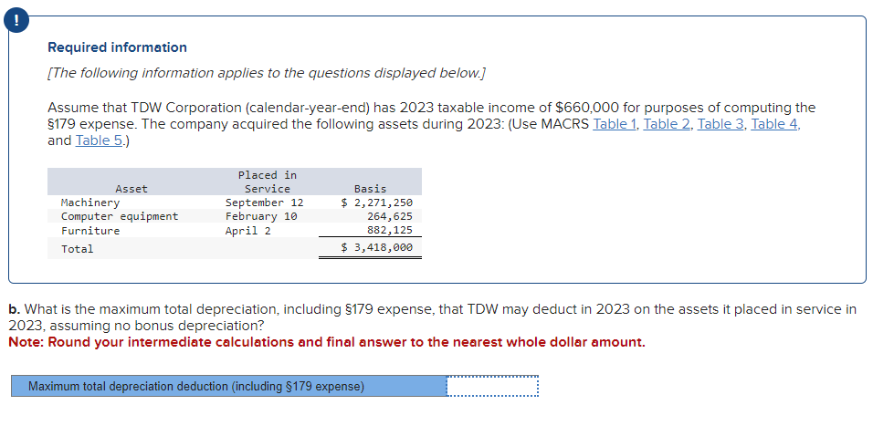 TABLE 2b MACRS Mid-Quarter Convention: For property | Chegg.com