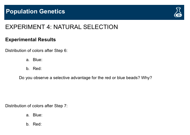 Materials Labware Blue Beads 100 mL Beaker Red Beads | Chegg.com