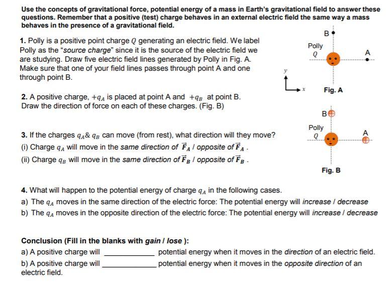 Solved Use the concepts of gravitational force, potential | Chegg.com