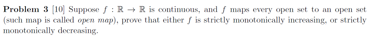 Solved Problem 3 (10) Suppose f:R + R is continuous, and f | Chegg.com