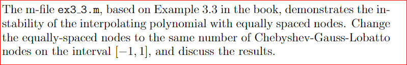 The m-file ex3_3.m, based on Example 3.3 in the book, | Chegg.com