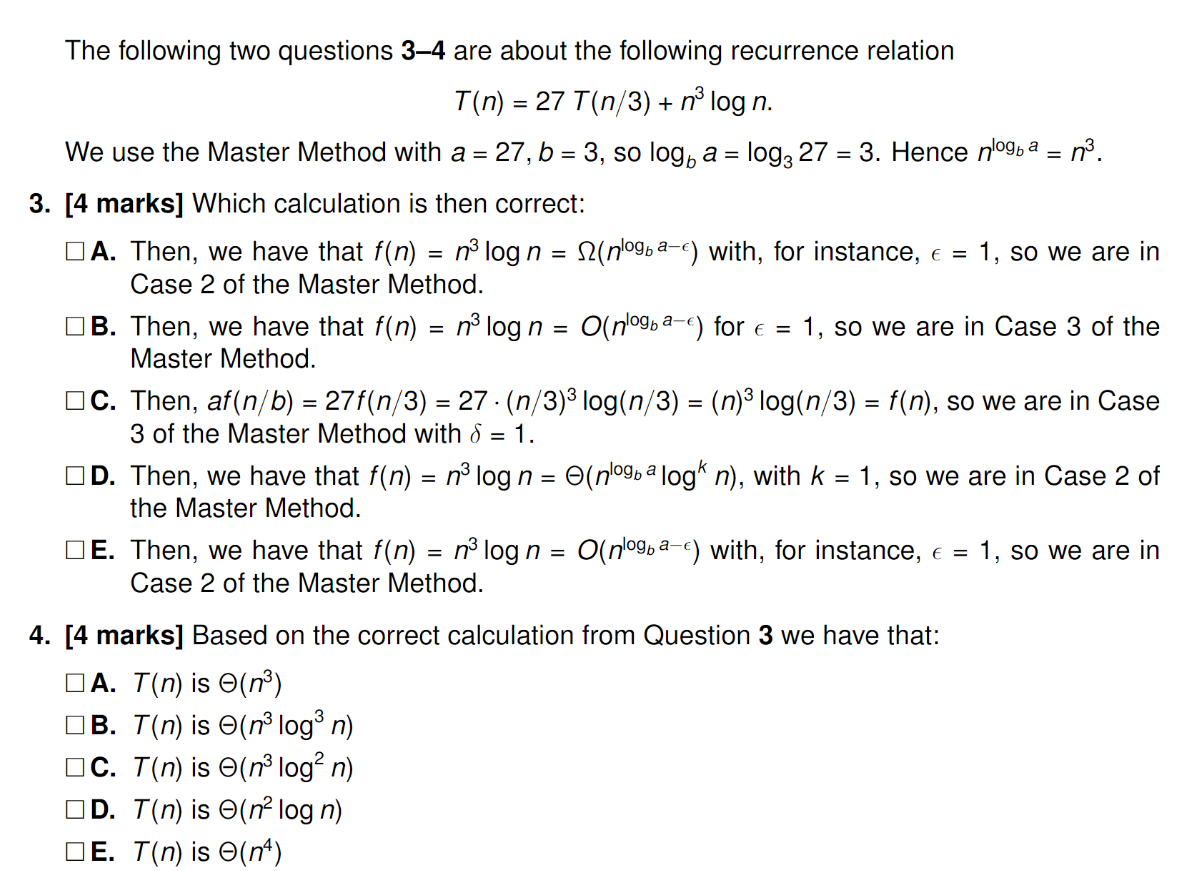 Solved Answer Q4. I already know the answer to Q3 is D. I | Chegg.com