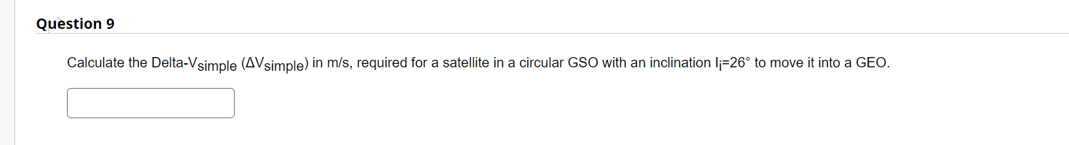 Solved Calculate the Delta- \\( \\mathrm{V}_{\\text {simple | Chegg.com
