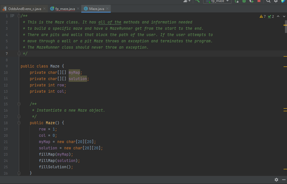 Java Maze Runner Project For this project you will | Chegg.com
