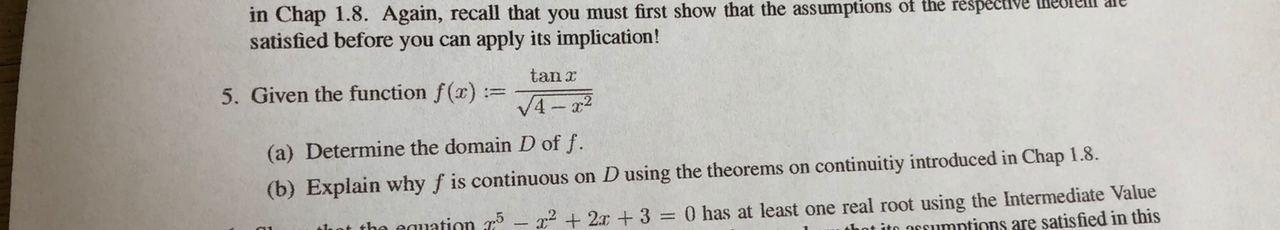 Solved in Chap 1.8. Again, recall that you must first show | Chegg.com
