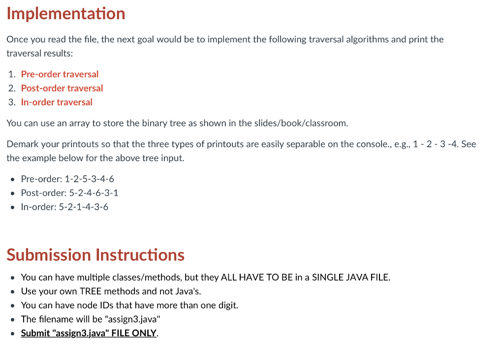 Solved Tree Structure Reading The first goal of this | Chegg.com