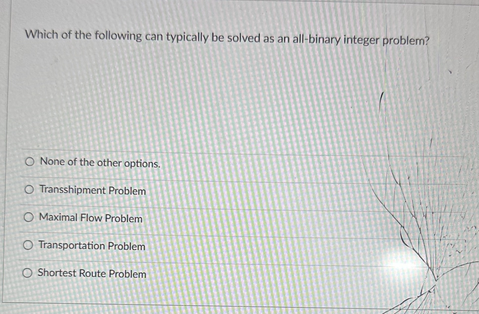 Solved Which of the following can typically be solved as an | Chegg.com