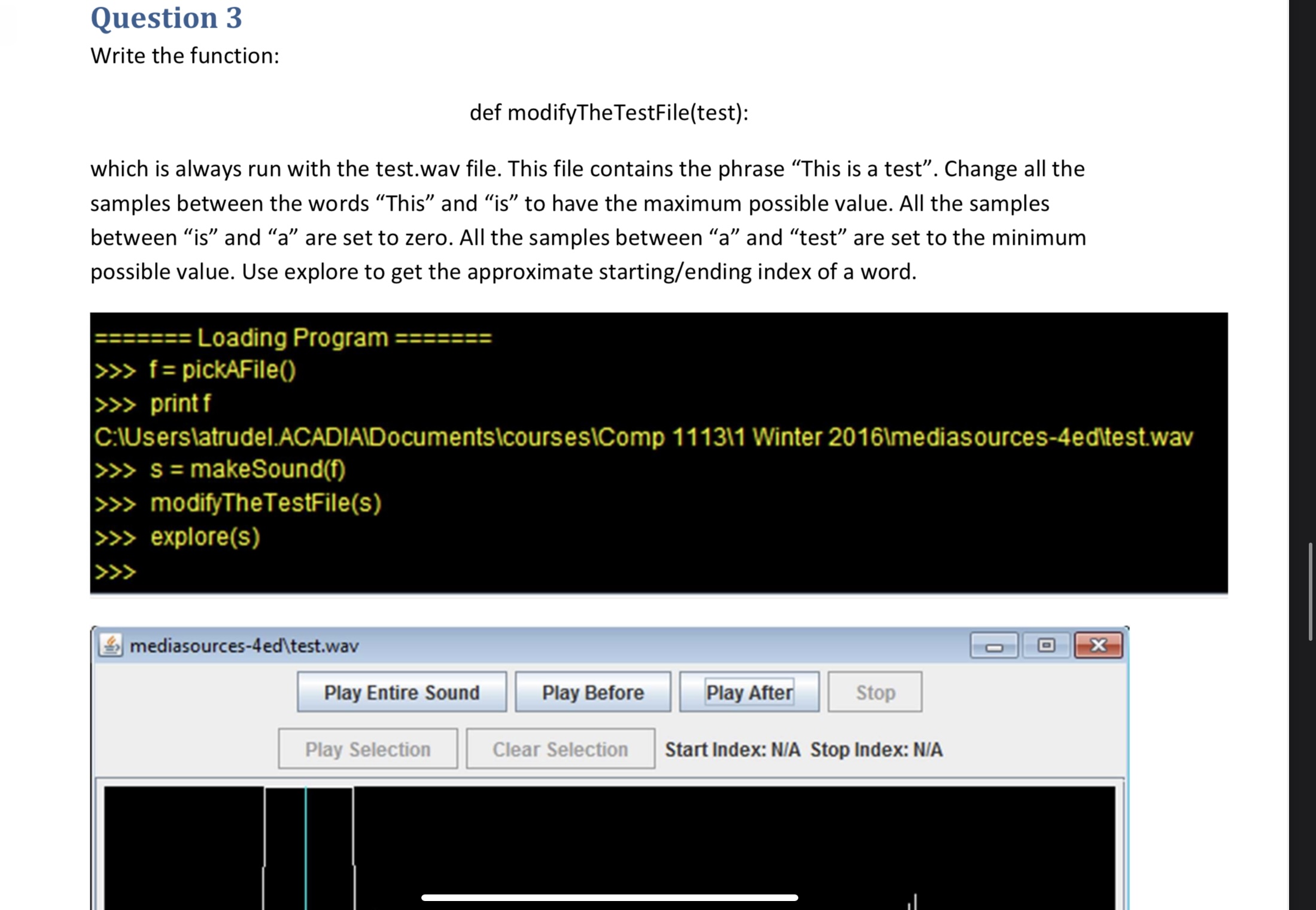 Solved Please do this right and make sure it works for the | Chegg.com