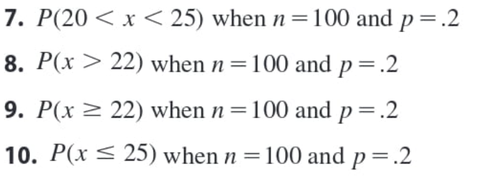 Solved Using the Normal Approximation Find the mean and | Chegg.com