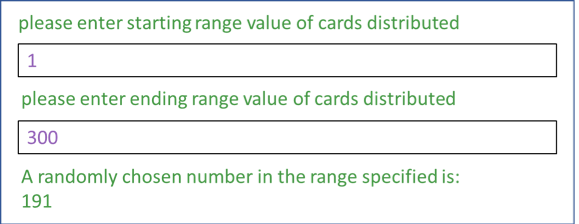 Solved Q5: Write a Java program that displays a random | Chegg.com